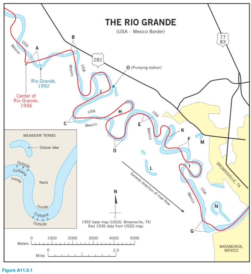 Solved The Rio Grande River forms part of the national | Chegg.com