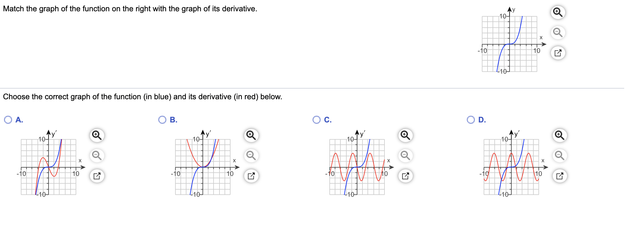 Solved Match the graph of the function on the right with the | Chegg.com