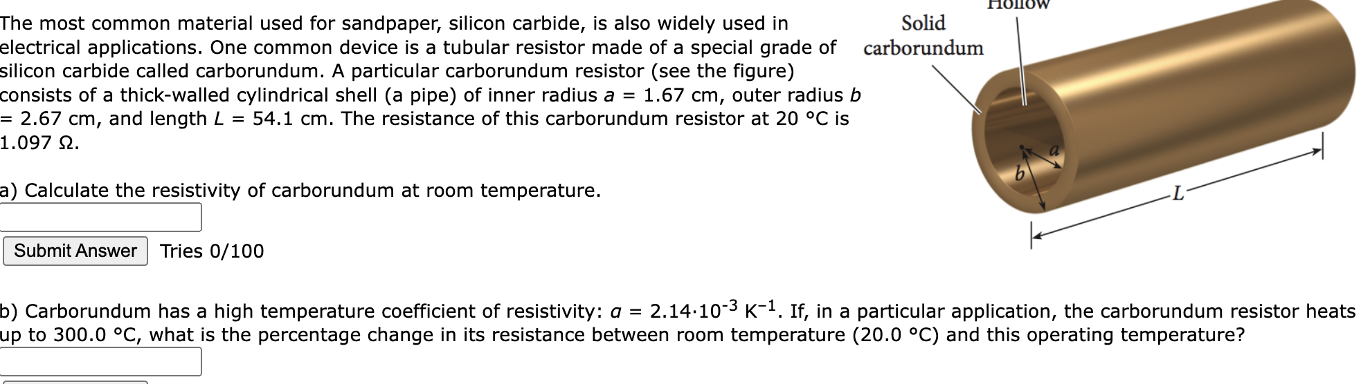 Solved The most common material used for sandpaper, silicon | Chegg.com