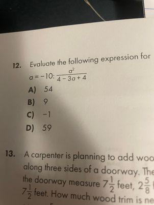 Solved Please help me on #12, I need a good explaination on | Chegg.com
