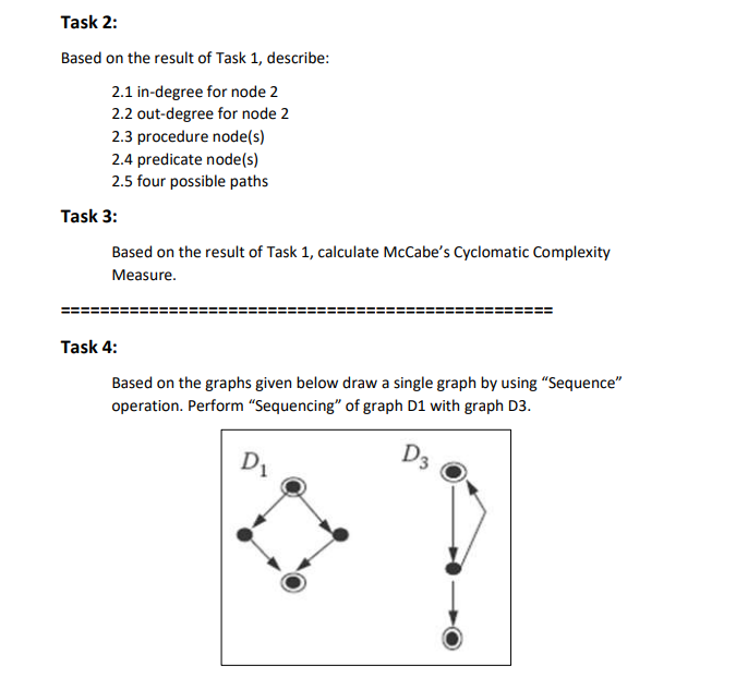 Solved Task 1: Draw flowgraph for the given code | Chegg.com