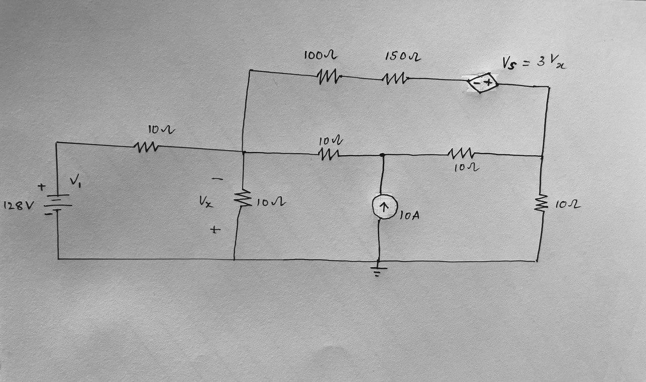 Solved Use both Mesh current and Node Voltage analysis to | Chegg.com