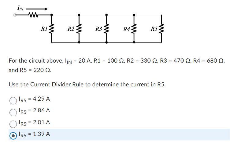 Solved For the circuit above, | Chegg.com
