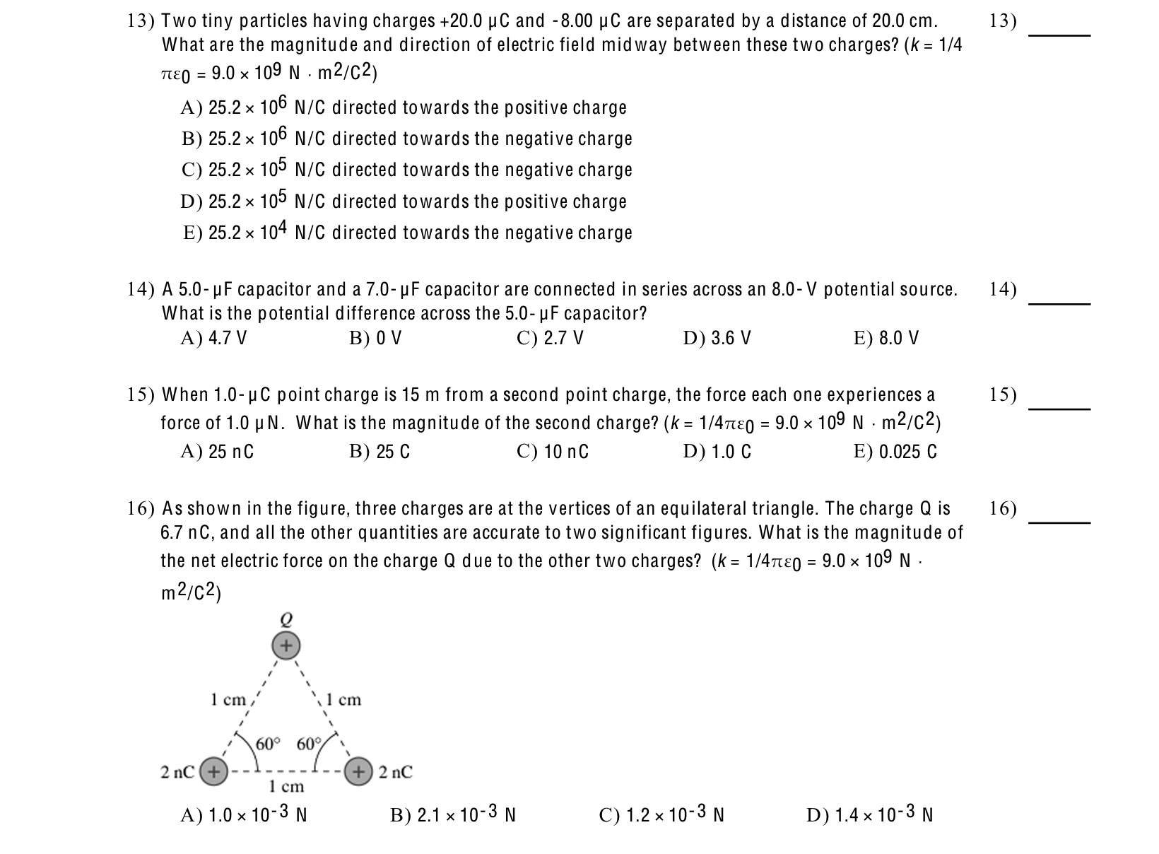 Solve questions 15 and 16. | Chegg.com