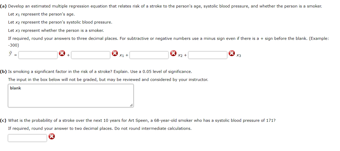 Solved next 10-year period. For the smoking variable, define | Chegg.com