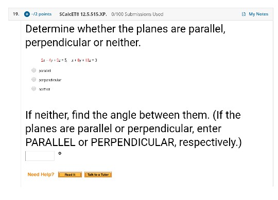 Solved 19. My Notes - 12 points CalcETS 12.5.515.XP. 08100 | Chegg.com Solved 19. My Notes - 12 points CalcETS 12.5.515.XP. 08100 | Chegg.com