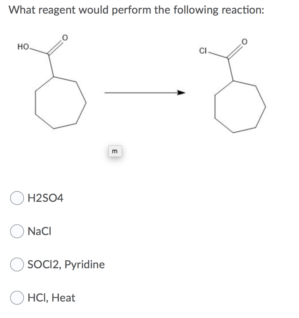 Solved What reagent would perform the following reaction: | Chegg.com