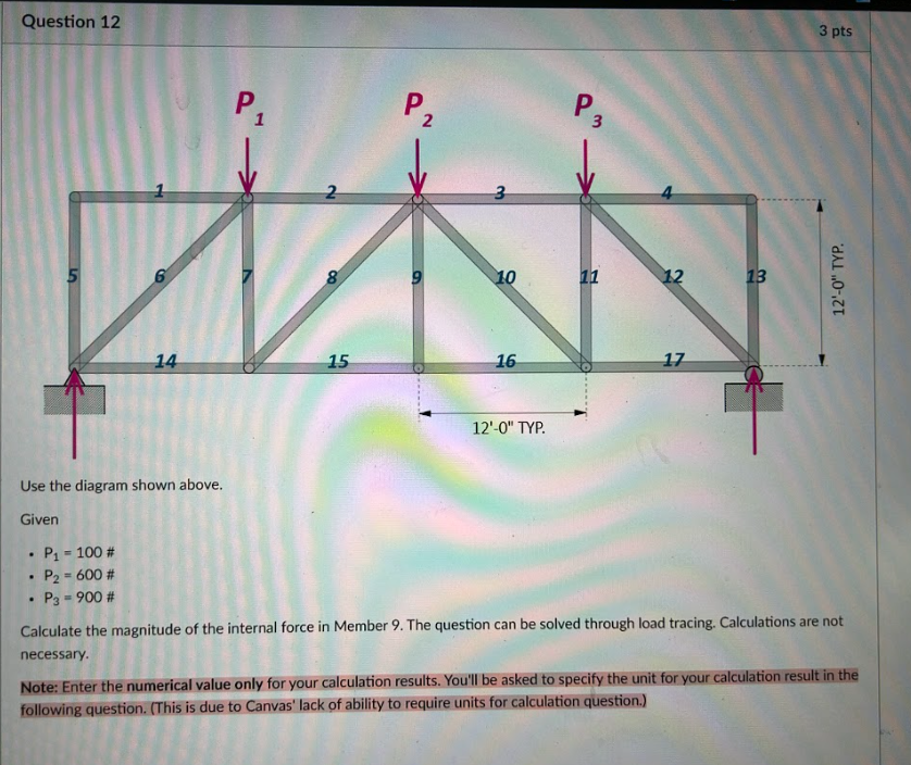 Solved Use the diagram shown above. Given - P1=100# - P2=600 | Chegg.com
