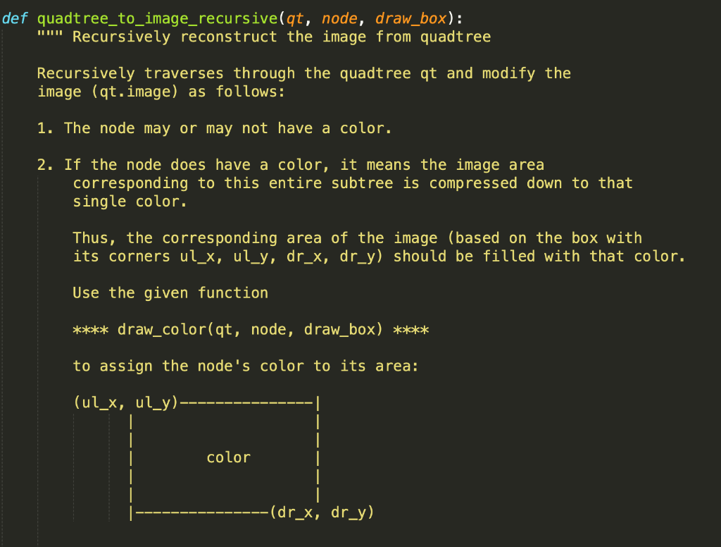 Solved You just need to implement the method: | Chegg.com
