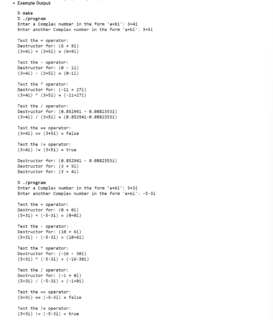 Solved Assignment 20∼ jective - Build off of the Complex | Chegg.com