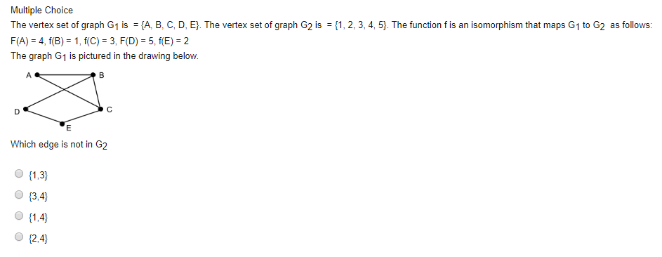 Solved Multiple Choice What is the total degree of the graph | Chegg.com