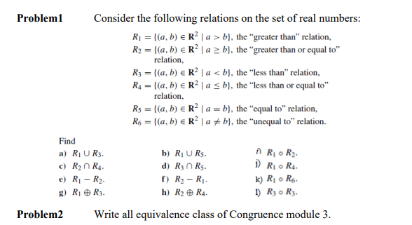 Solved Please solve problems 1 ﻿and 2 | Chegg.com