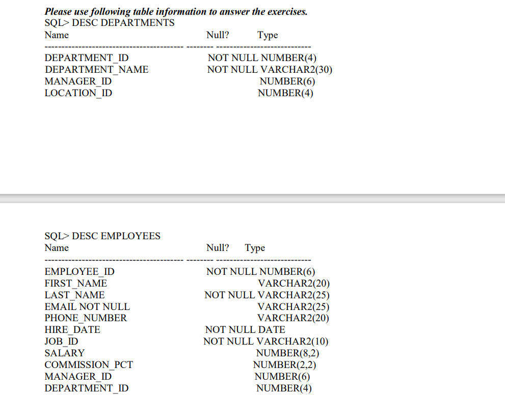 Solved Please use following table information to answer the | Chegg.com