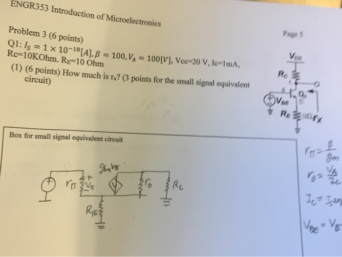 Solved ENGR353 Introduction of Microelectronics Page 5 | Chegg.com