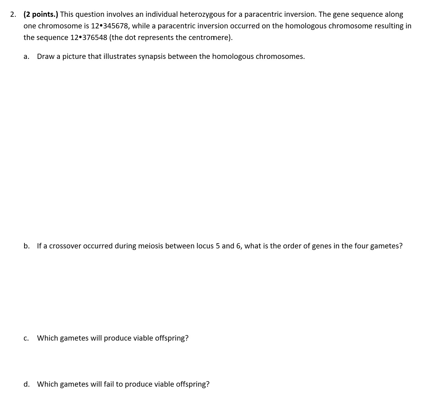 Solved 2. (2 points.) This question involves an individual | Chegg.com