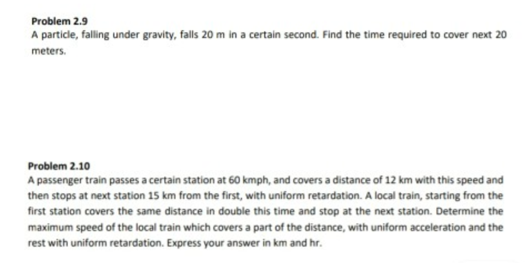 Solved Problem 2.3 particle moves with harmonic motion over | Chegg.com