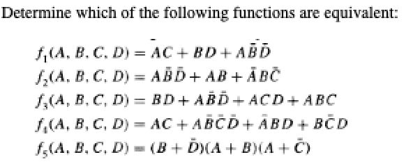 Solved Determine which of the following functions are | Chegg.com