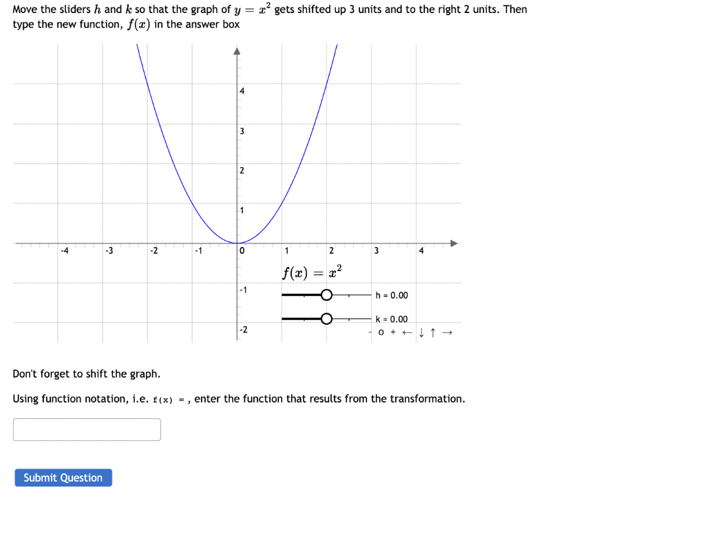 Solved Using function notation, i.e. f(x) = , enter | Chegg.com