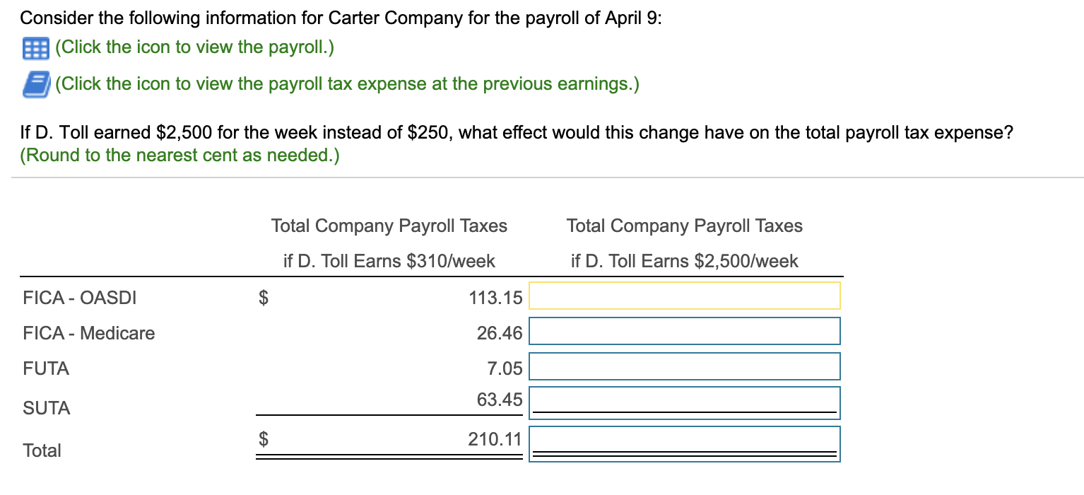 Solved Consider the following information for Carter Company | Chegg.com