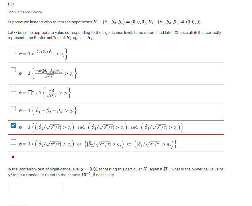 Solved \\( 0 / 2 \\) puntos (calificado) Suppose we instead | Chegg.com