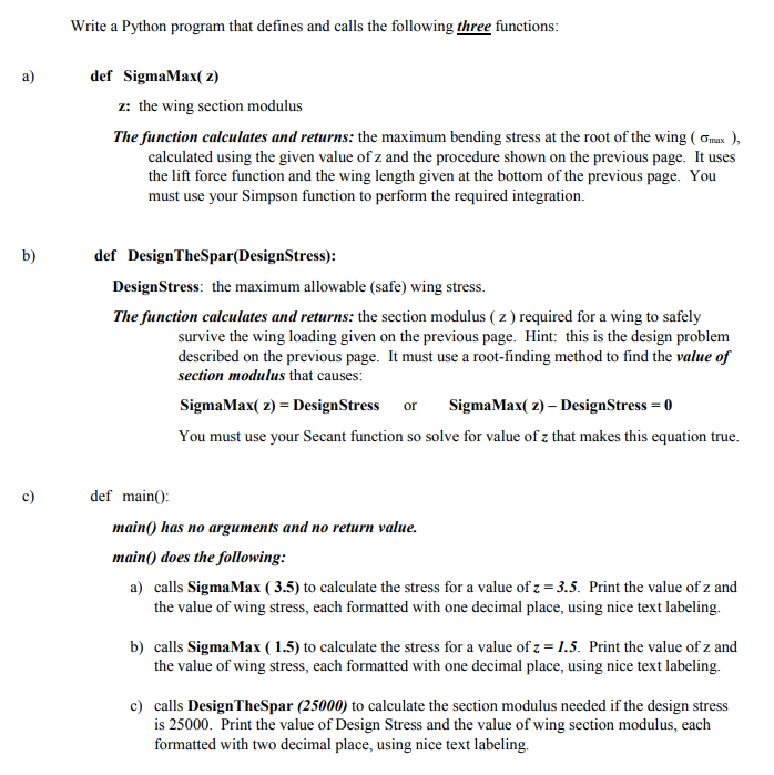 2. (35 points) One important part of the airplane | Chegg.com
