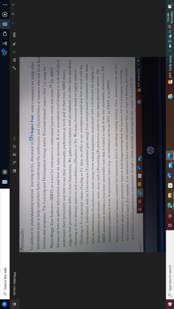 Solved Selecting and Preparing the Training Site The | Chegg.com