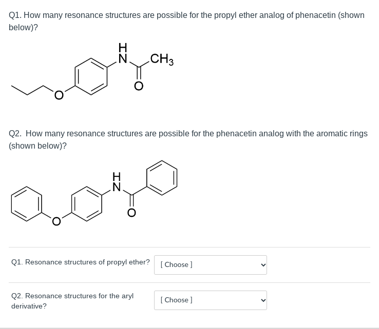 Solved Q1. How many resonance structures are possible for | Chegg.com