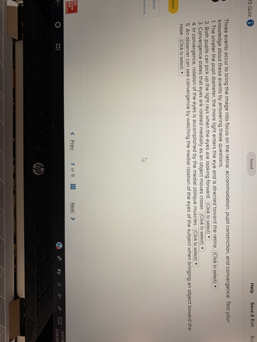 Solved 5 Quiz Help Save& Exit Su Three events occur to bring | Chegg.com