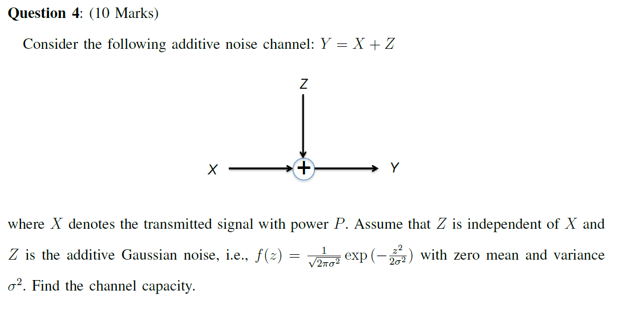Solved Question 4: (10 ﻿Marks)Consider the following | Chegg.com
