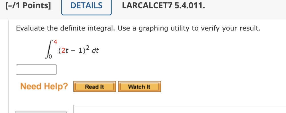 Solved Evaluate the definite integral. Use a graphing | Chegg.com