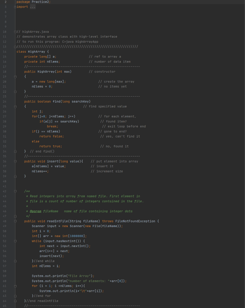 8. Create HiArray class to store generic values, 2 | Chegg.com