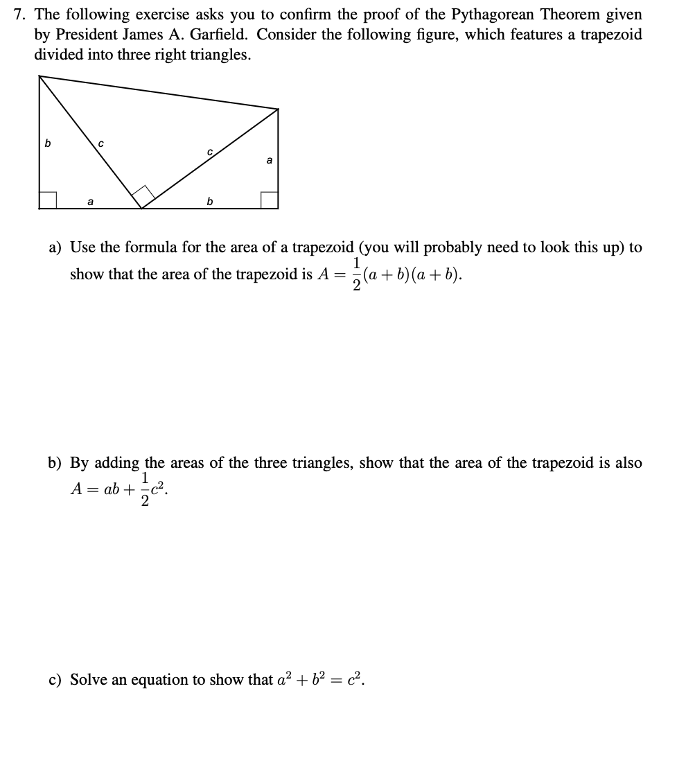 Solved The following exercise asks you to confirm the proof | Chegg.com
