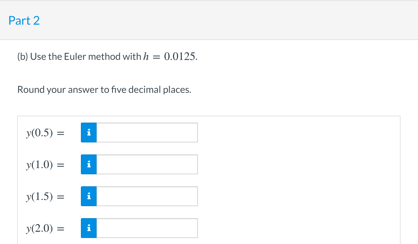 Solved Use Euler's method to find an approximate value of | Chegg.com