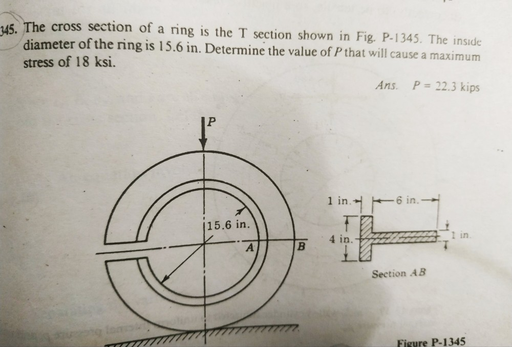 Solved 145. The cross section of a diameter of the ring is | Chegg.com