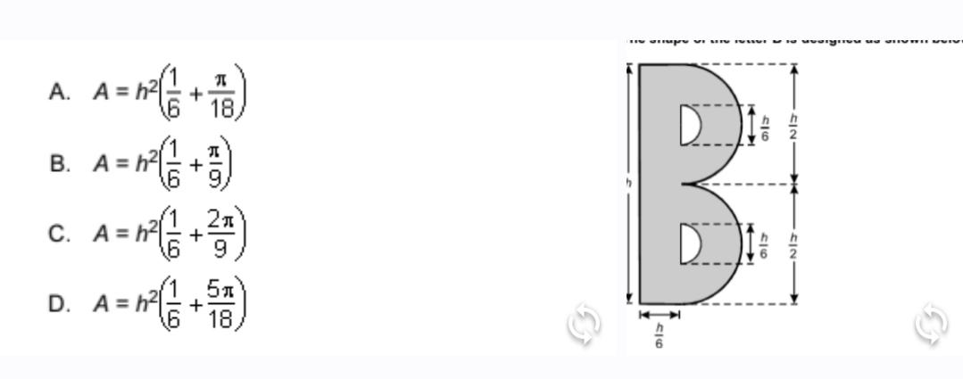 Solved The shape of the letter B is shown consisting of | Chegg.com