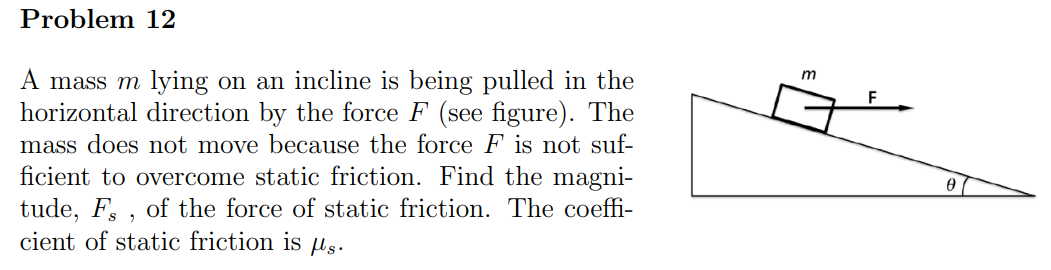 Solved Where does that Fsin(theta) and Fcos(theta) come from | Chegg.com