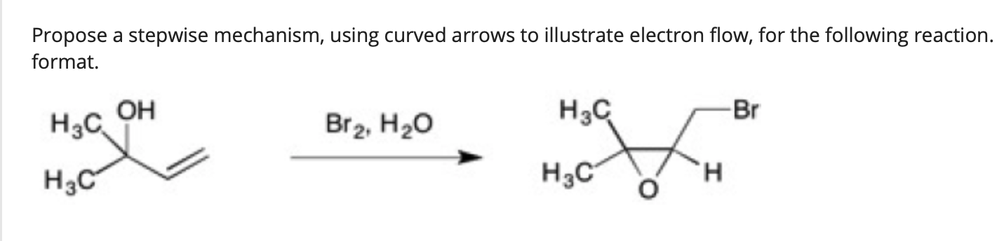 Solved Propose a stepwise mechanism, using curved arrows to | Chegg.com