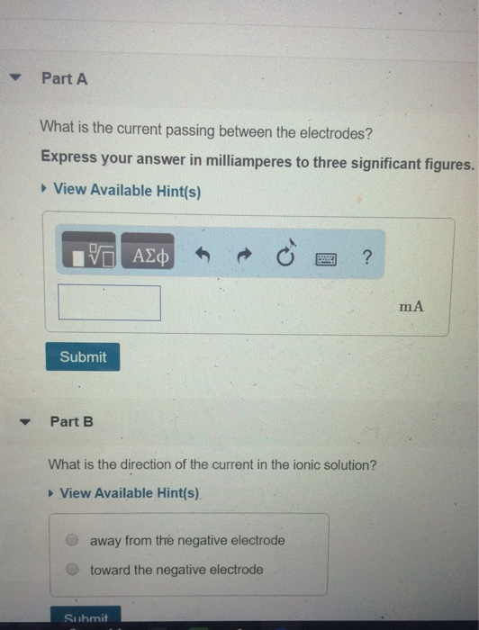 Solved Constants Current passes through a solution of sodium | Chegg.com