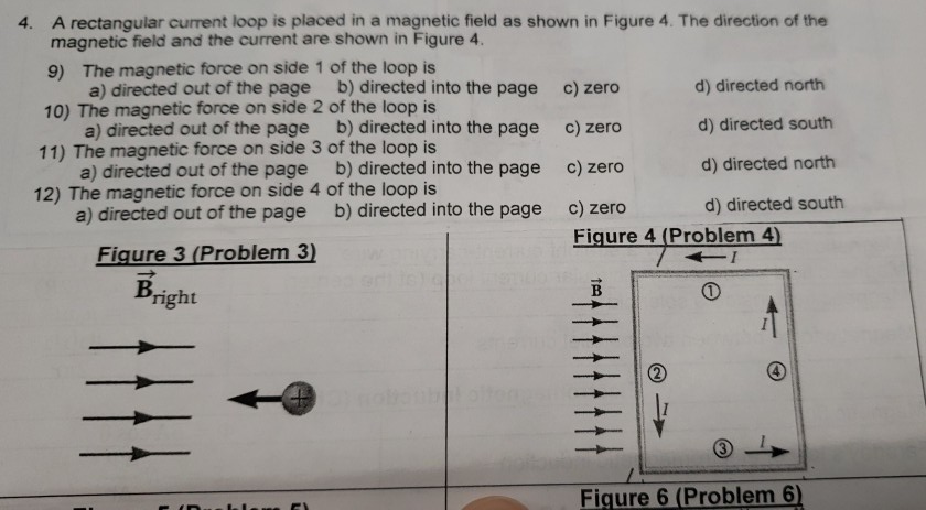 Solved A rectangular current loop is placed in a magnetic | Chegg.com