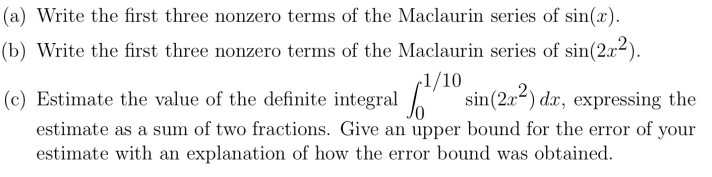 Solved I understand (a) and (b), but I need a detailed | Chegg.com