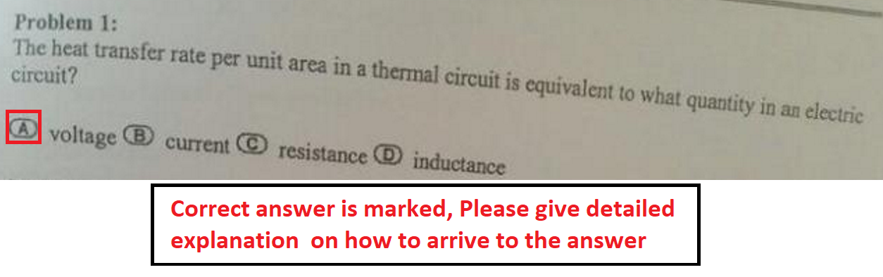 Solved Problem 1 The Heat Transfer Rate Per Unit Area In A Chegg