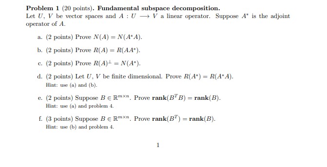 GIVE ME THE FULL SOLUTION INCLUDING PROVES, SOLUTION, | Chegg.com