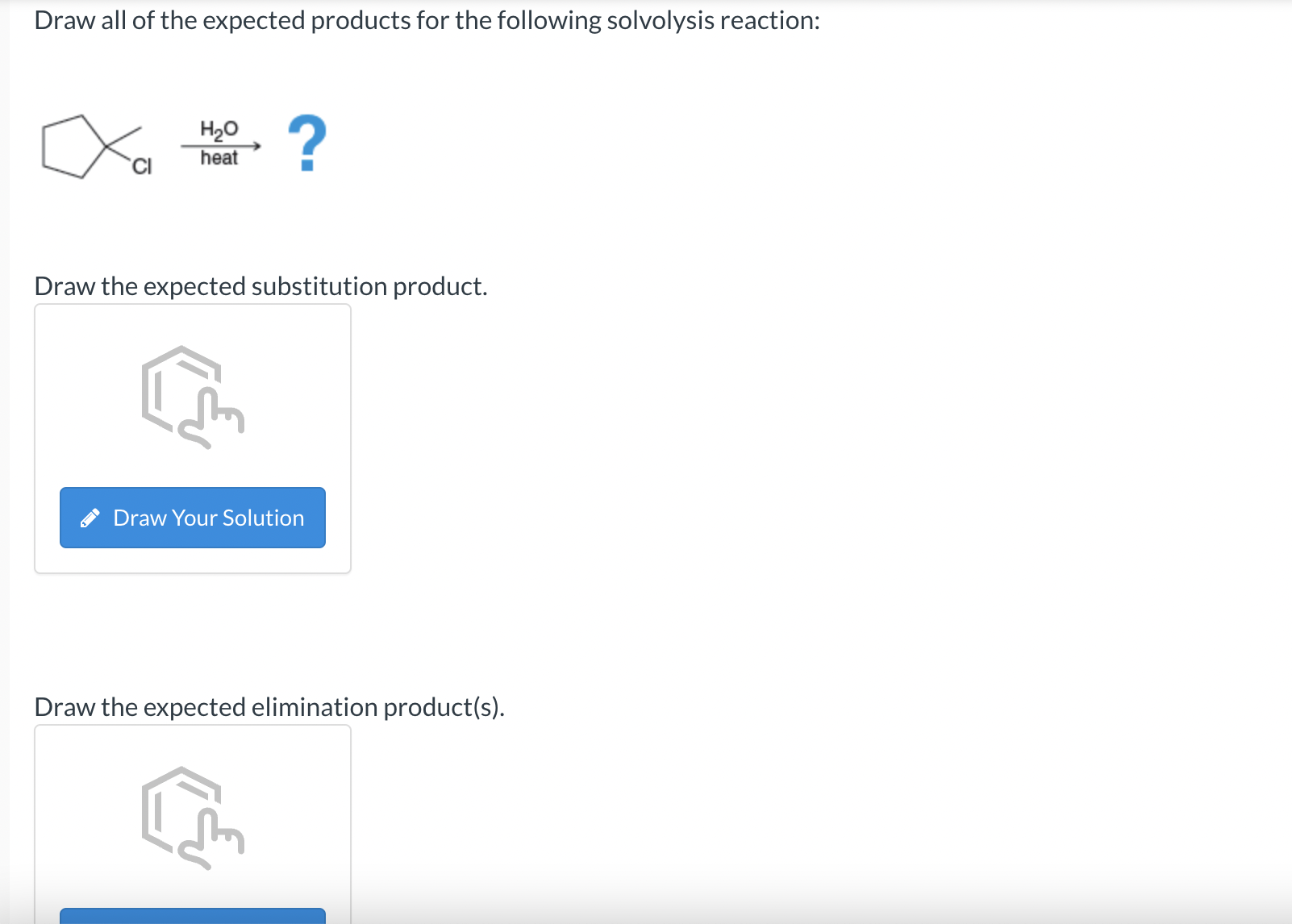 Solved Draw all of the expected products for the following | Chegg.com