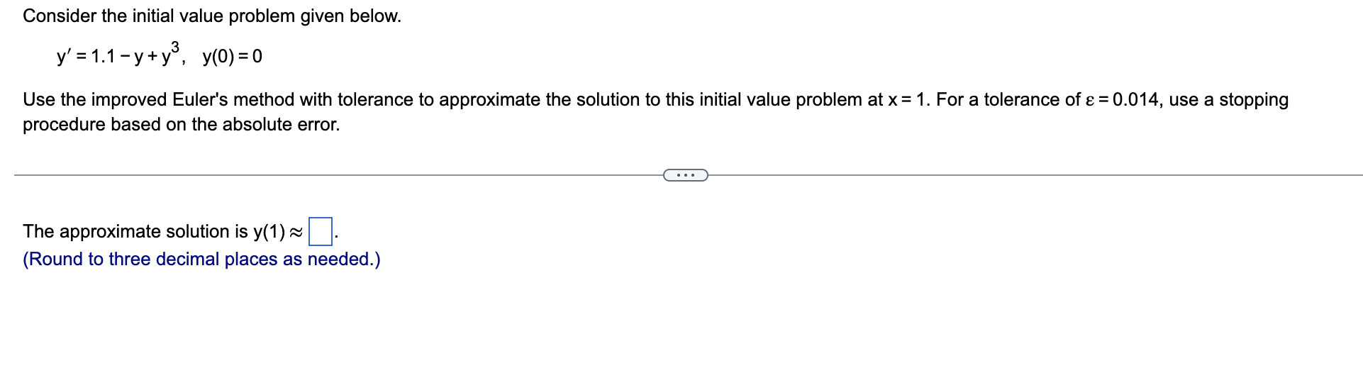 Solved Consider the initial value problem given | Chegg.com