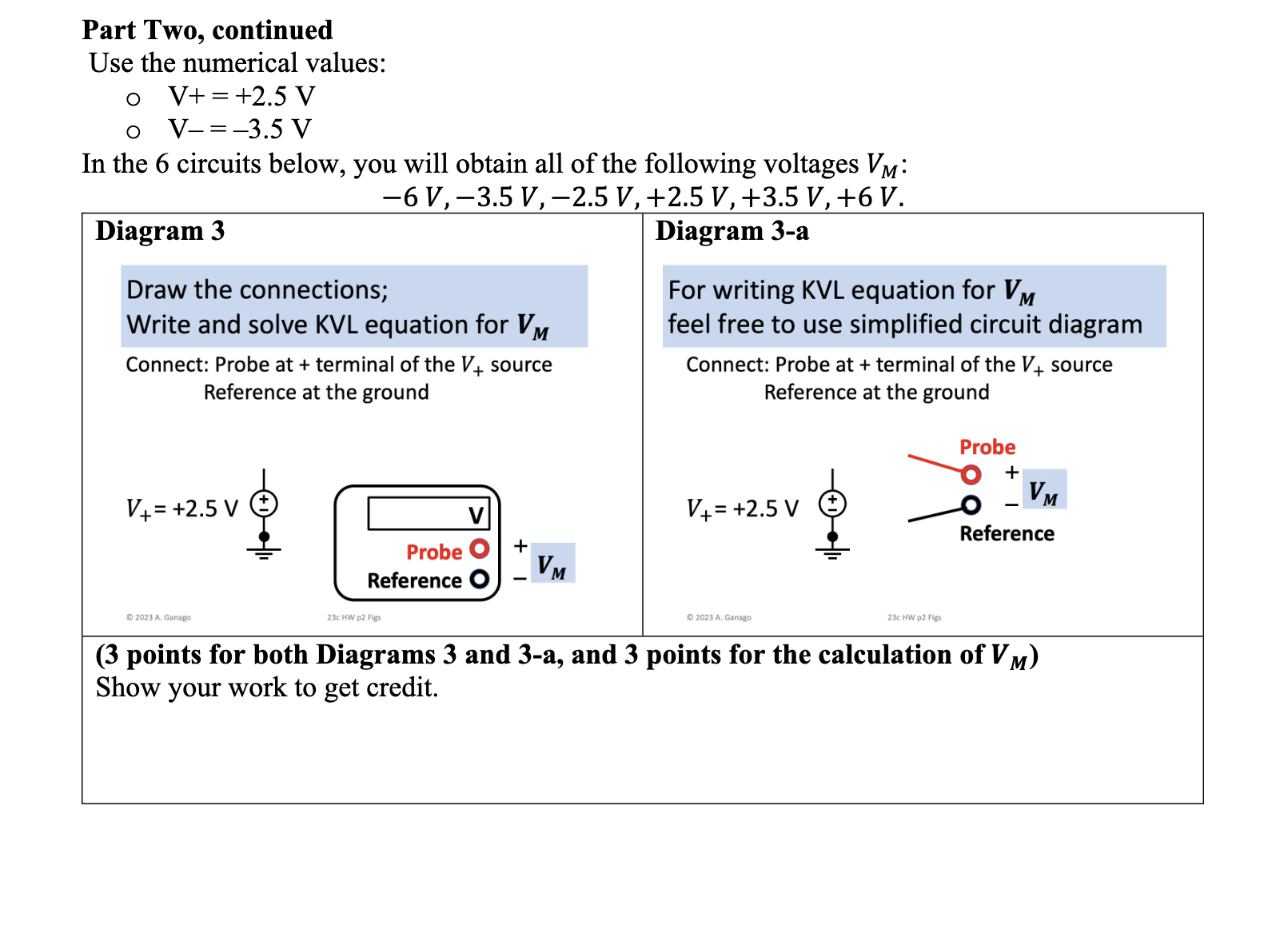 Solved Use the following numerical values: Voltage VS=6 | Chegg.com