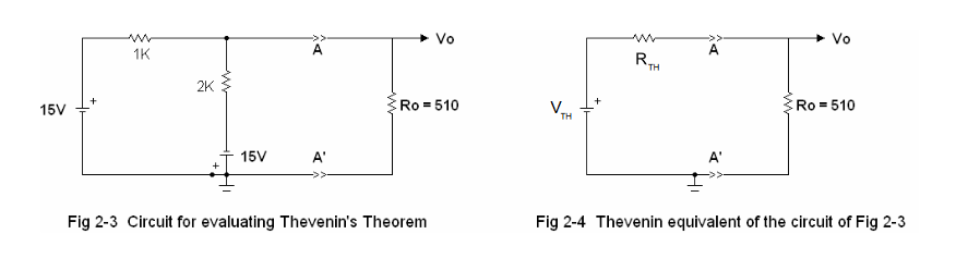 Solved Calculate the value of VTH and Rth at AA' for the | Chegg.com