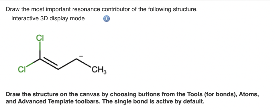 Solved Draw the most important resonance contributor of the | Chegg.com