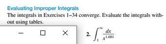 Solved Evaluating Improper Integrals The integrals in | Chegg.com