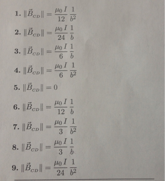 Solved 007 (part 1 of 5) 10.0 points The current loop ABCDA | Chegg.com