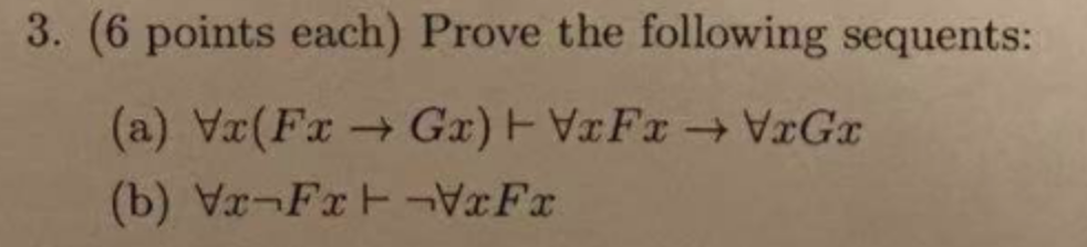 Solved Use proof rules to prove these sequents. (P2 is an | Chegg.com